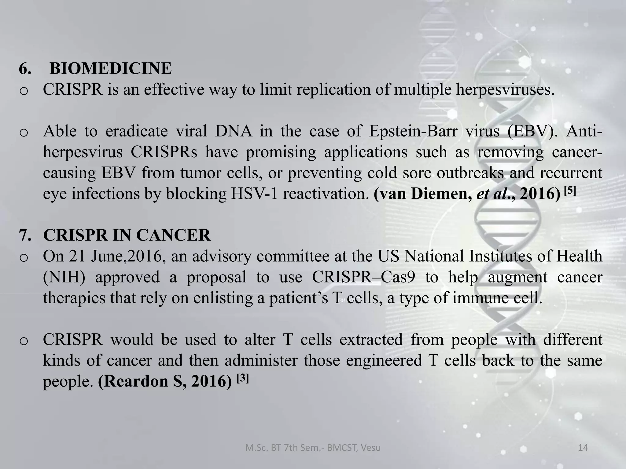 CRISPR Technology | PPTX