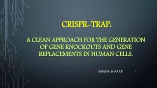 Crispr trap | PPT
