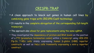 Crispr trap | PPT