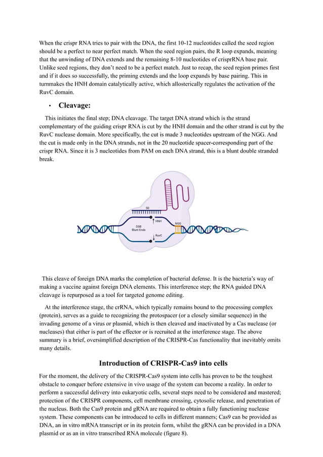 CRISPR-Cas9: History, mechanism, applications and future of genetic ...