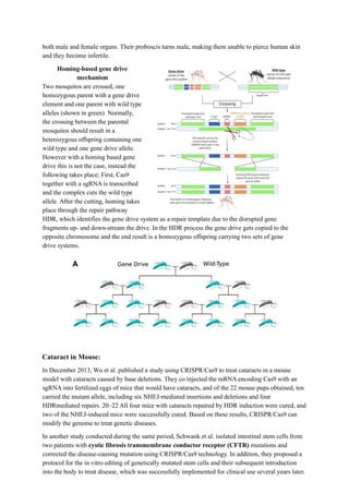 CRISPR-Cas9: History, mechanism, applications and future of genetic ...