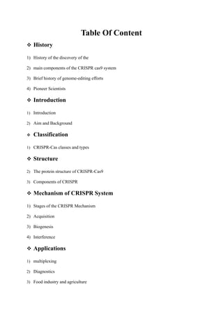 CRISPR-Cas9: History, mechanism, applications and future of genetic ...
