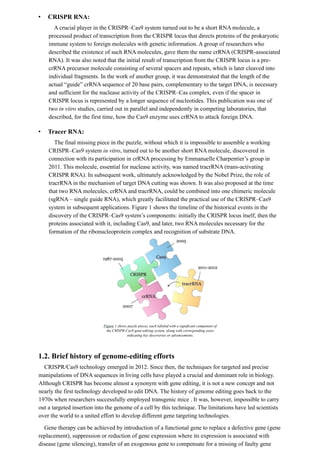 CRISPR-Cas9: History, mechanism, applications and future of genetic ...