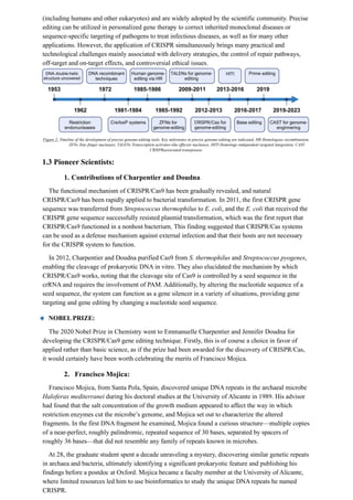 CRISPR-Cas9: History, mechanism, applications and future of genetic ...