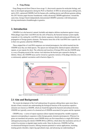 CRISPR-Cas9: History, mechanism, applications and future of genetic ...