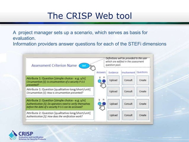 Trust and security technologies: Lessons from the CRISP project | PPTX