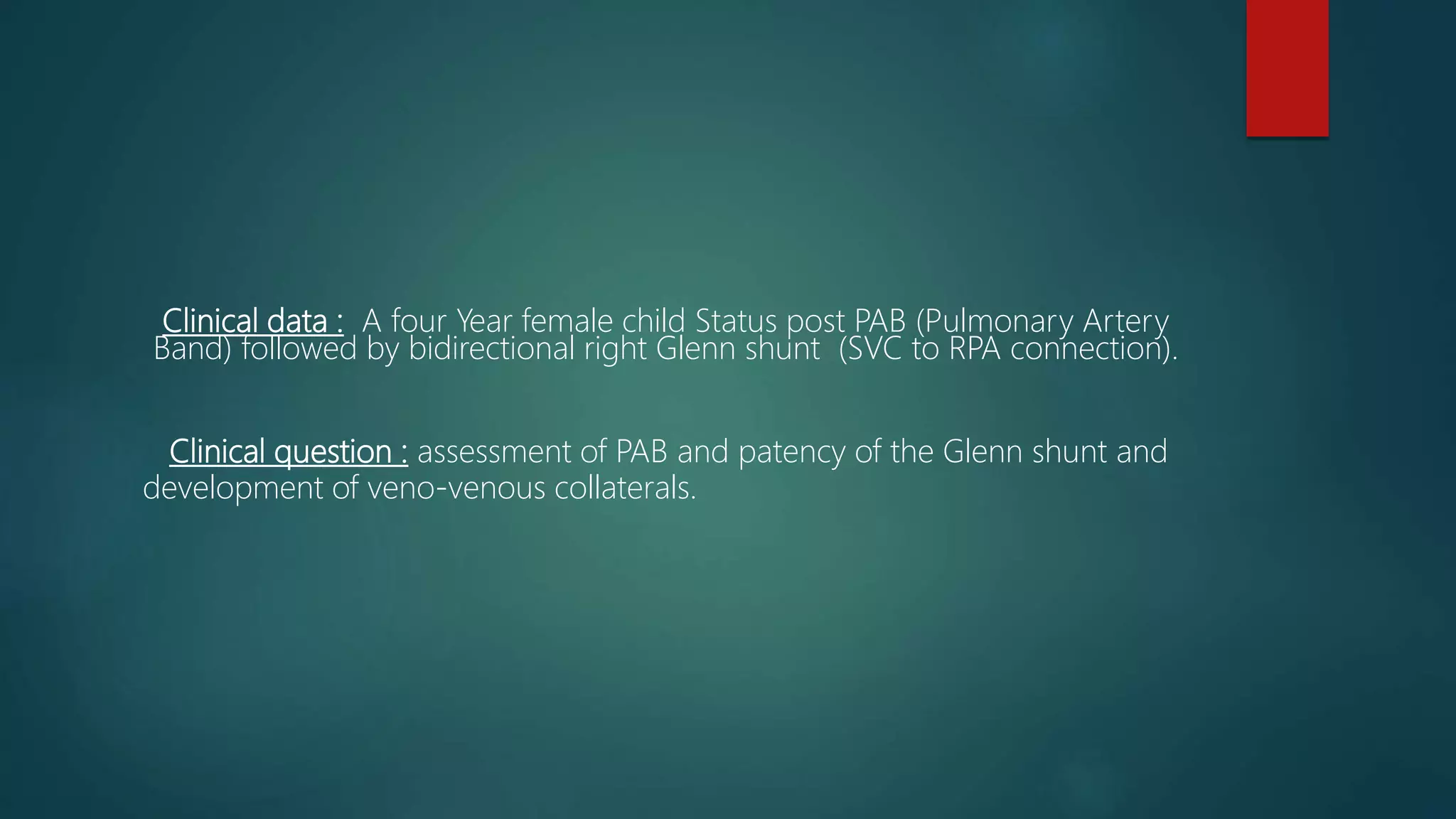 Criss cross , Veno-venous collaterals , TGA | PPT