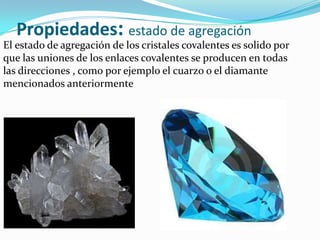 Cristales covalentes | PPTX