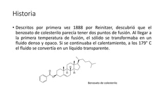 Cristales liquidos | PPTX