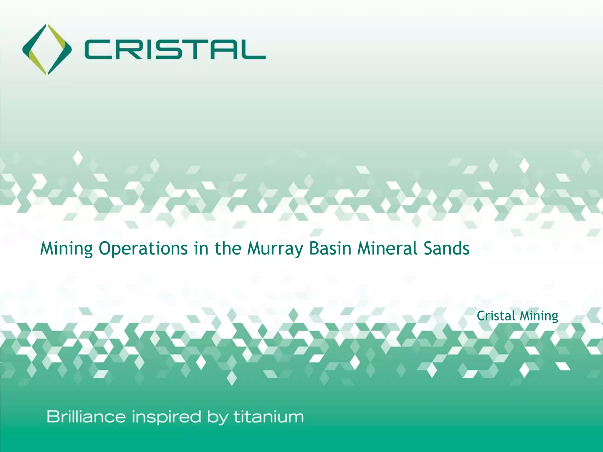 Cristal operations - Logan Francis | PPT