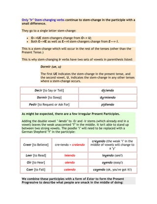 present progressive | PDF