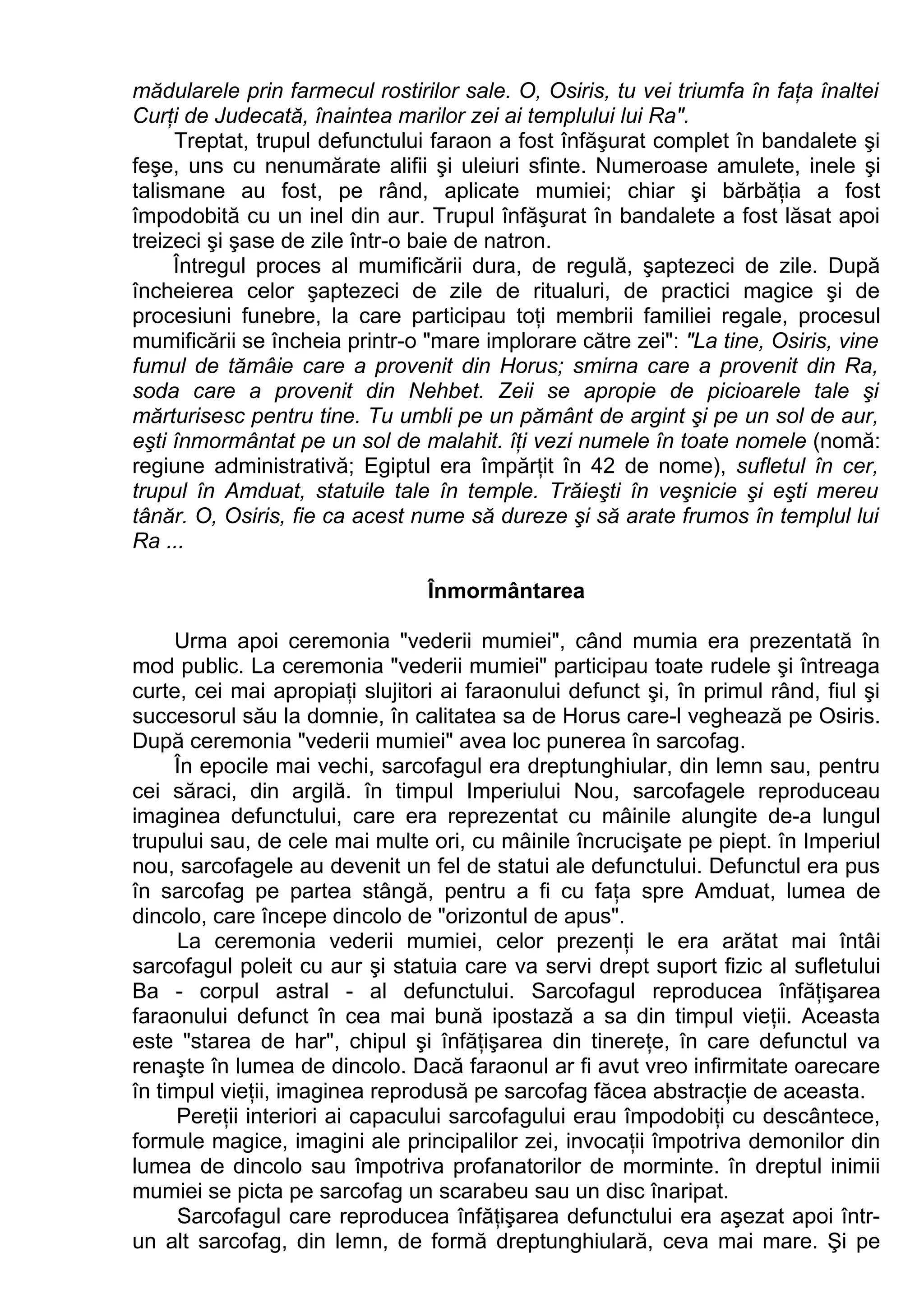 Cristian ganescu tainele initiatilor vechiului egipt | PDF