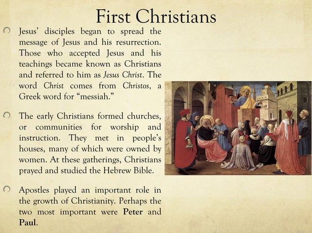 2.2 The Rise of Christianity | PPT | Christianity | Religion & Spirituality
