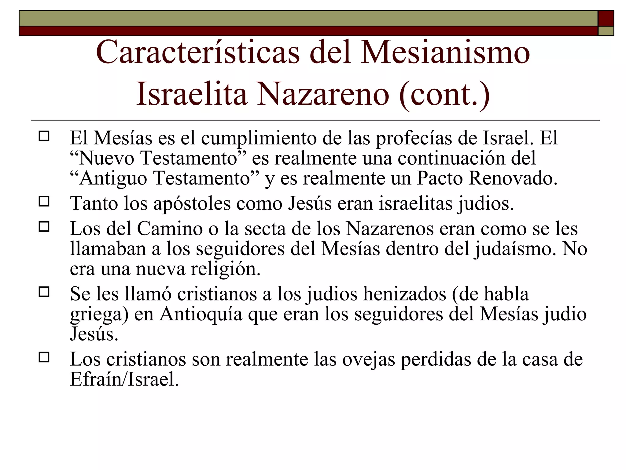 Cristianismo y Mesianismo | PPT