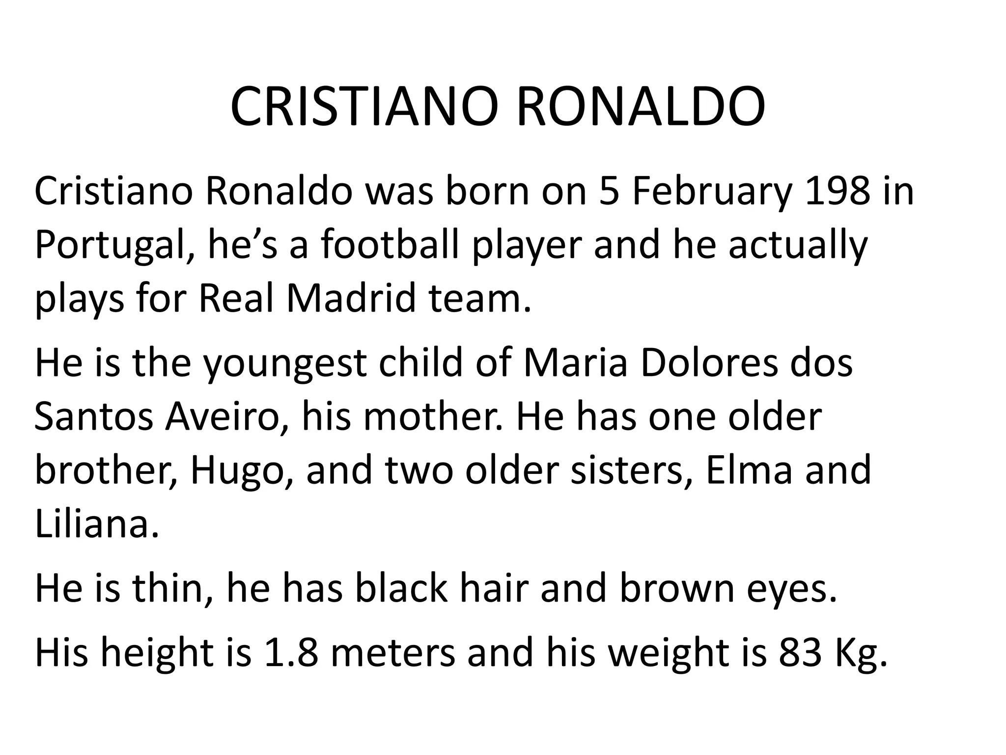 Cristiano ronaldo | PPT