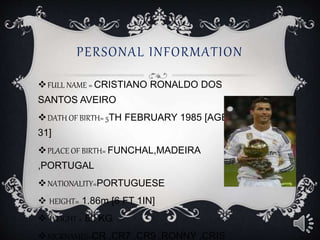 Cristiano ronaldo | PPT
