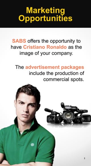 Cristiano Ronaldo Pitch for SABS (mobile) | PPTX
