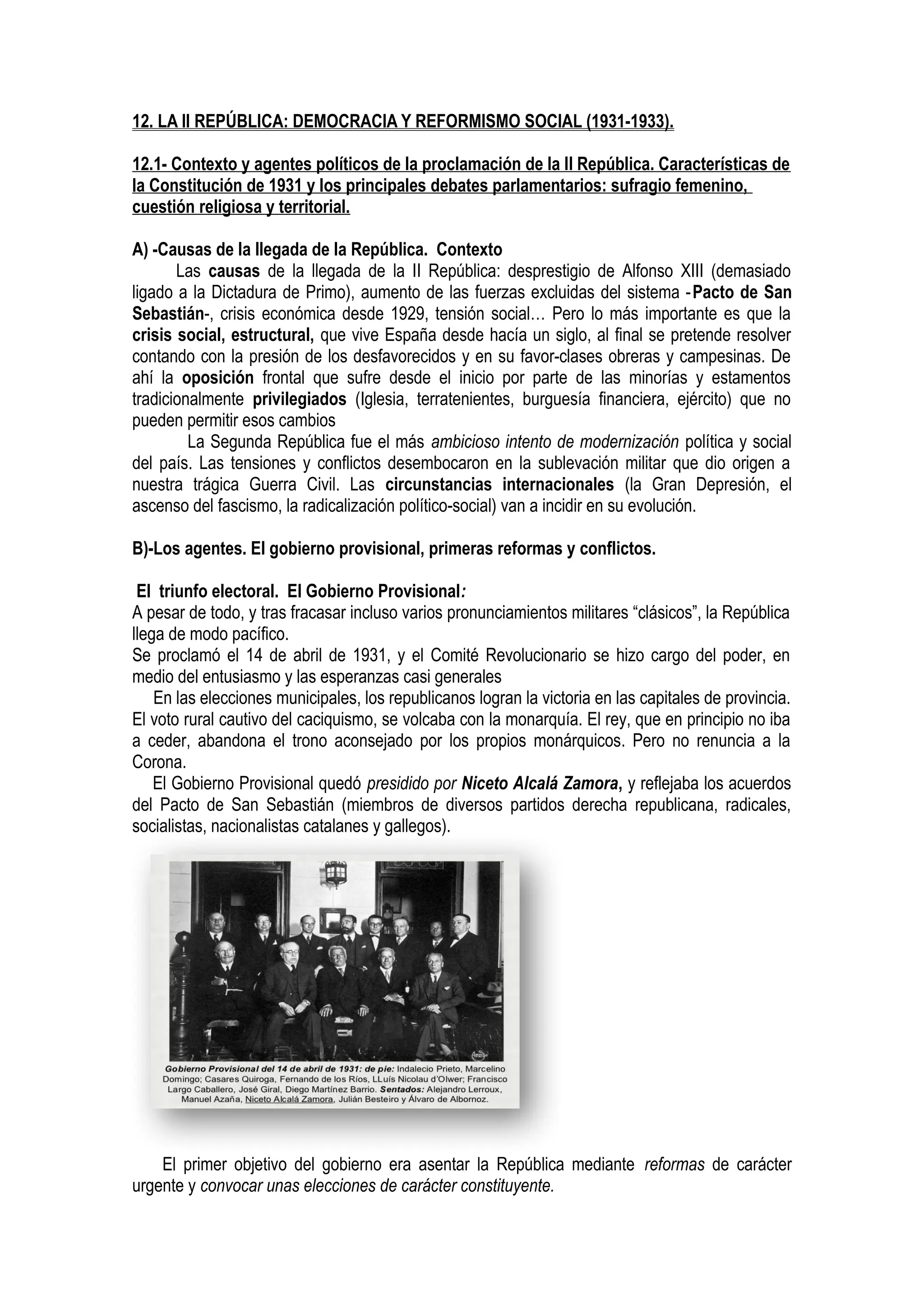 CRISTINA ORTIZ TEMA ILUSTRADO 12. LA II REPÚBLICADEMOCRACIA Y ...