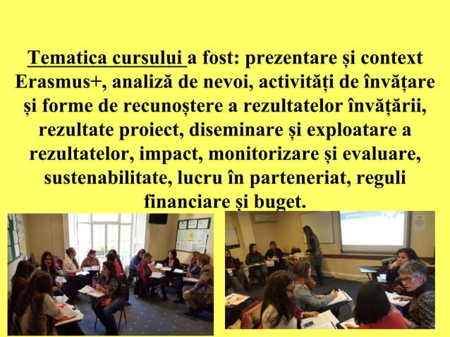 Diseminare proiect Erasmus+ | PPTX