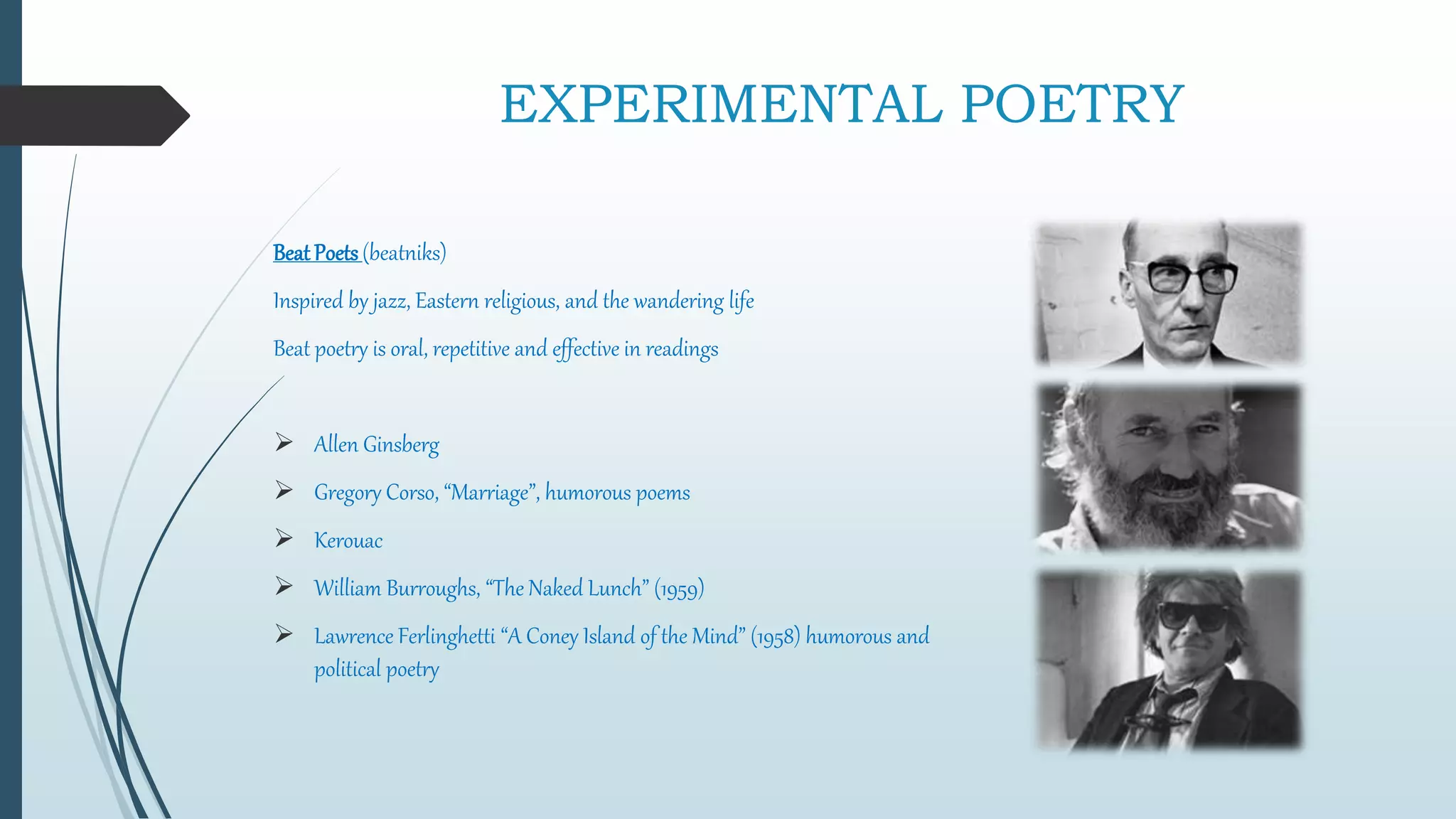 Contemporary American Poetry | PPTX