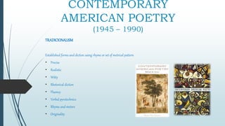 Contemporary American Poetry | PPTX