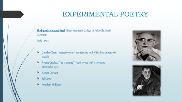Contemporary American Poetry | PPTX