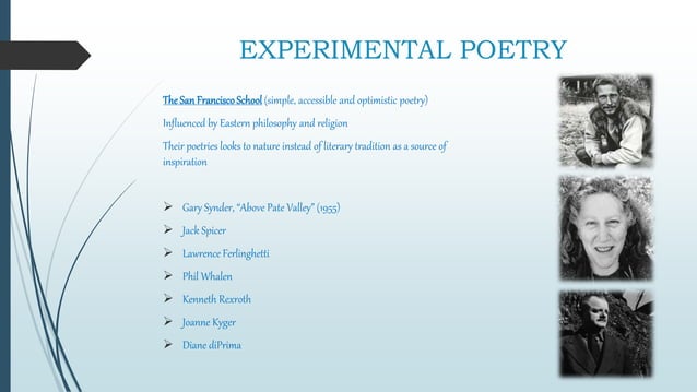 Contemporary American Poetry | PPTX