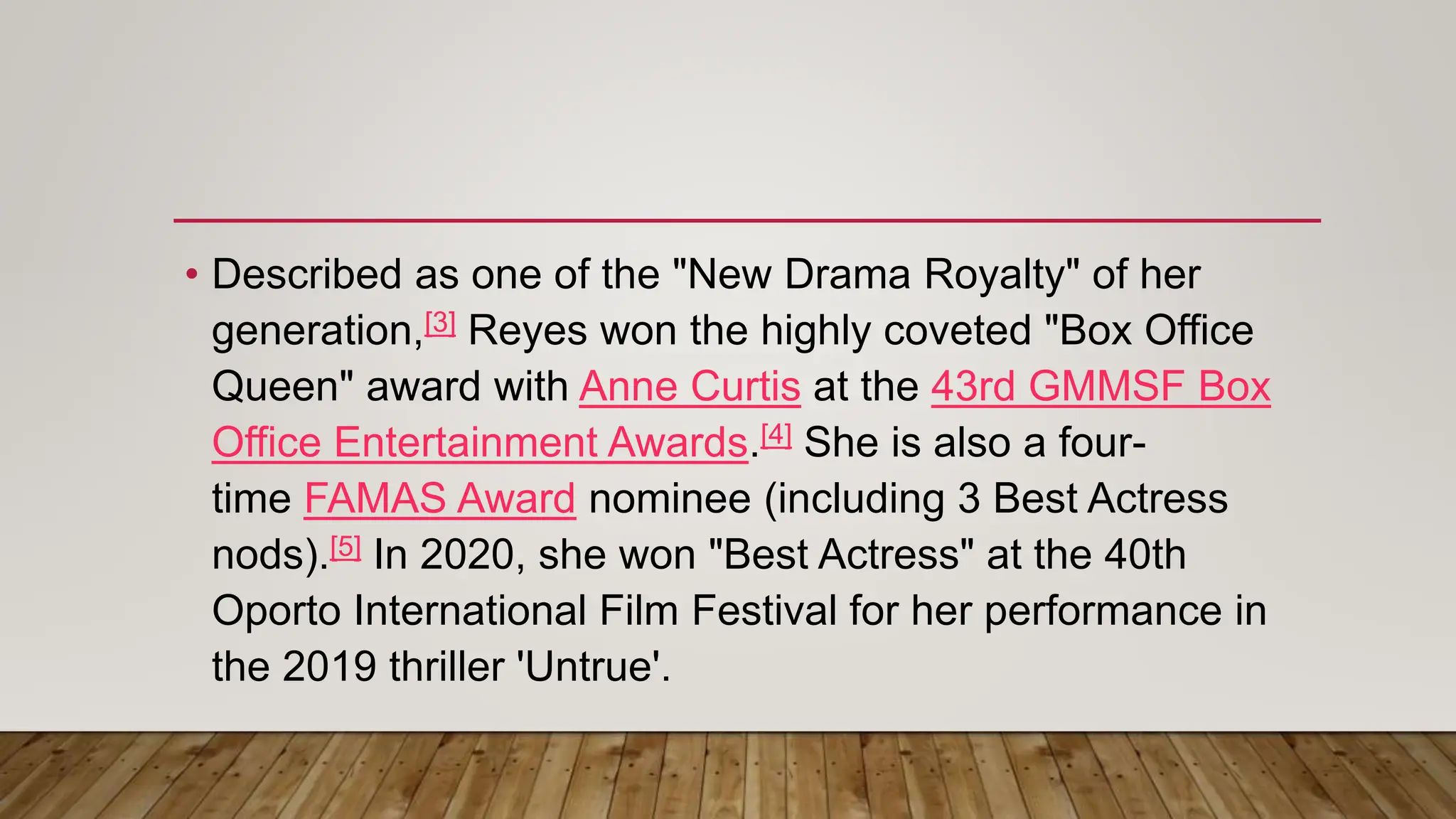 Cristine Reyes Biography, Early life, Career. Film.pptx Cristine Reyes Biography, Early life, Career. Film.pptx