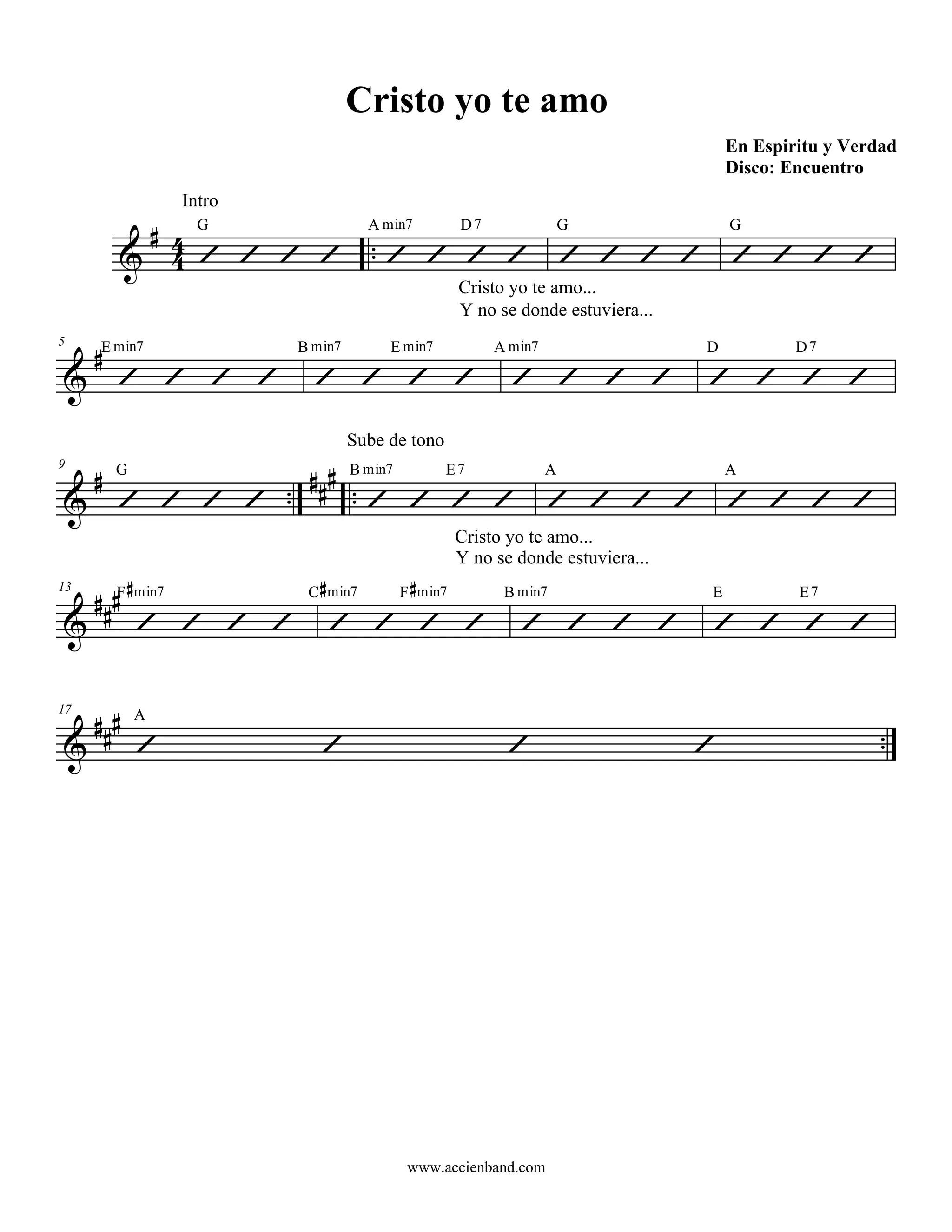 Cristo Yo Te Amo | PDF