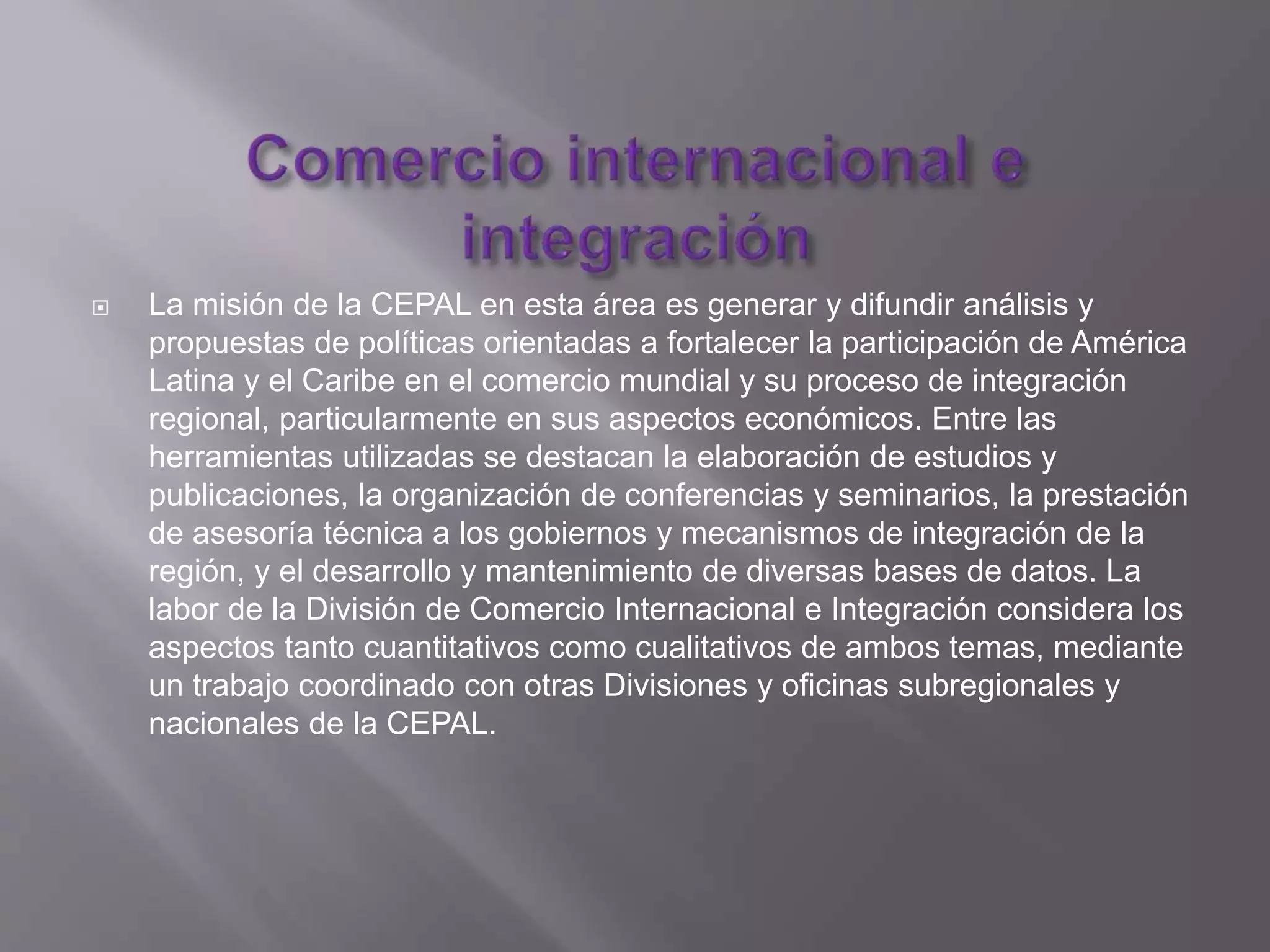 Etapas de integracion de comercio internacional | PPT