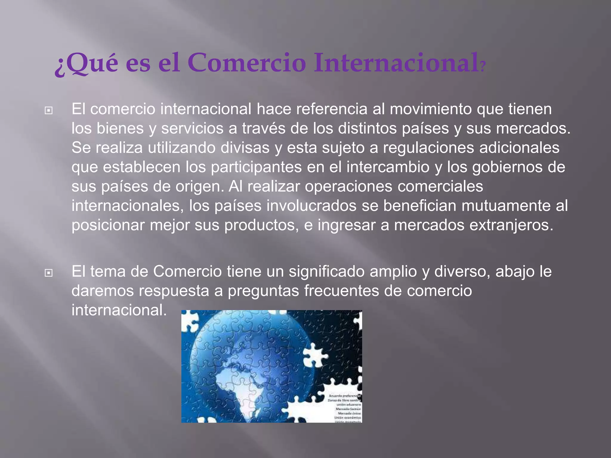 Etapas de integracion de comercio internacional | PPT