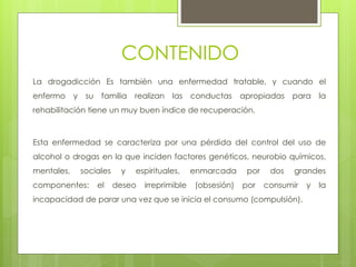DROGAS EN LOS COLEGIOS | PPTX