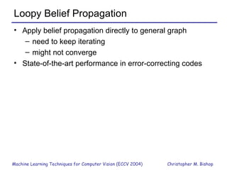 Cristopher M. Bishop's tutorial on graphical models | PPT