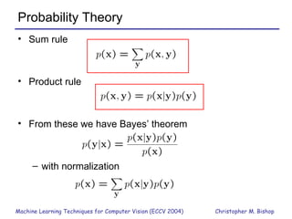 Cristopher M. Bishop's tutorial on graphical models | PPT