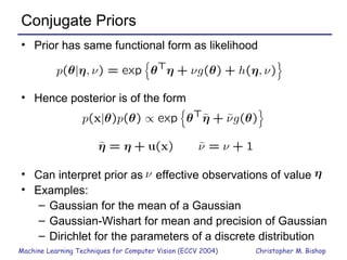 Cristopher M. Bishop's tutorial on graphical models | PPT