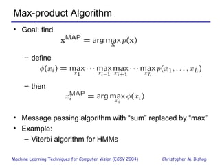 Cristopher M. Bishop's tutorial on graphical models | PPT