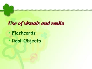 Criteria For A Good Pre School English Class | PPT