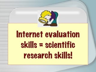 Criteria for Web Site Evaluation | PPT