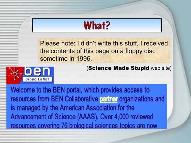 Criteria for Web Site Evaluation | PPT