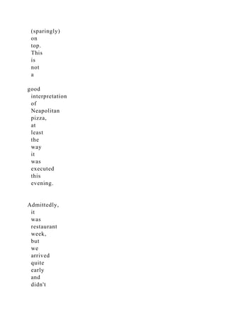 Criteria1. Clear, logical, assertive topic sentence (first o.docx