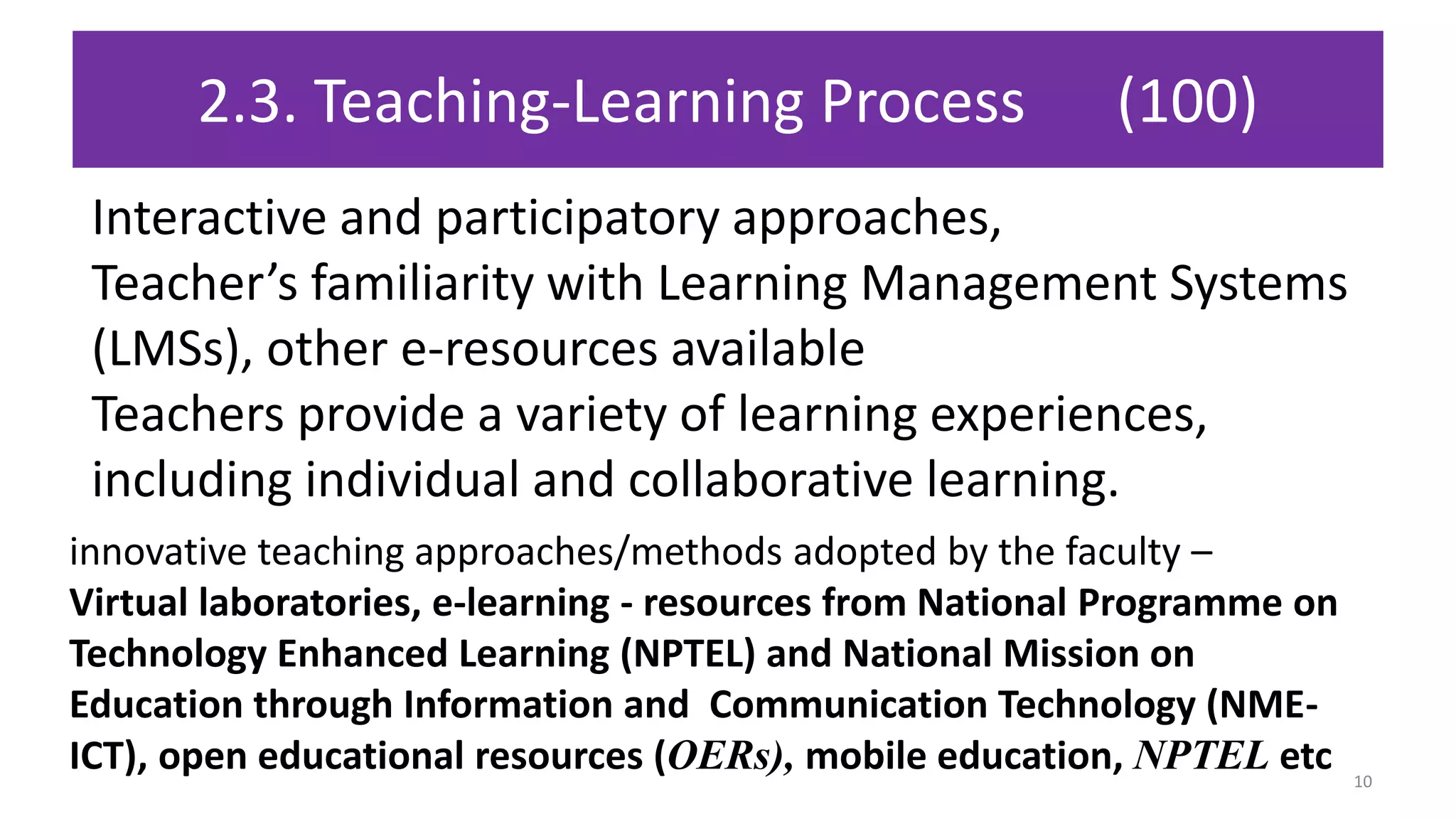 Criteria 2 NAAC New guideline ppt | PPTX