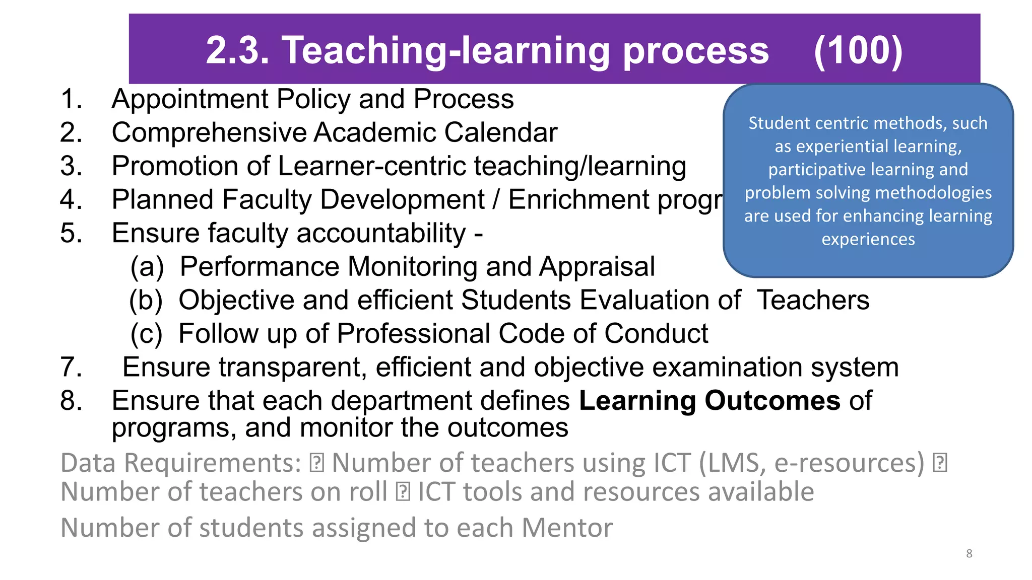 Criteria 2 NAAC New guideline ppt | PPTX