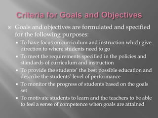 Criteria for curriculum assessment | PPTX