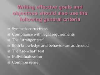 Criteria for curriculum assessment | PPTX