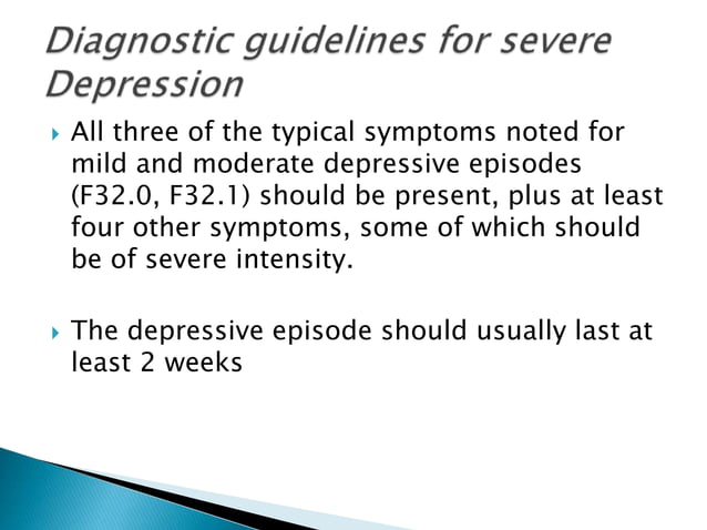 CRITERIA FOR DIAGNOSING DEPRESSION IN ICD-10.pptx