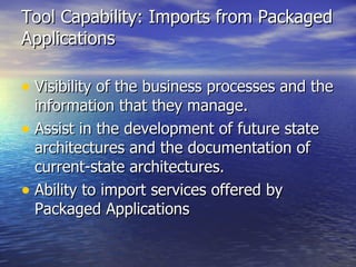 Criteria For EA Tool Selection | PPT