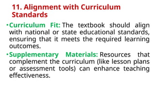Criteria for Selection of a Good Textbooks.pptx