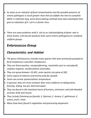 Criteria for ideal indicators for pathogenic microorganisms in food | DOCX