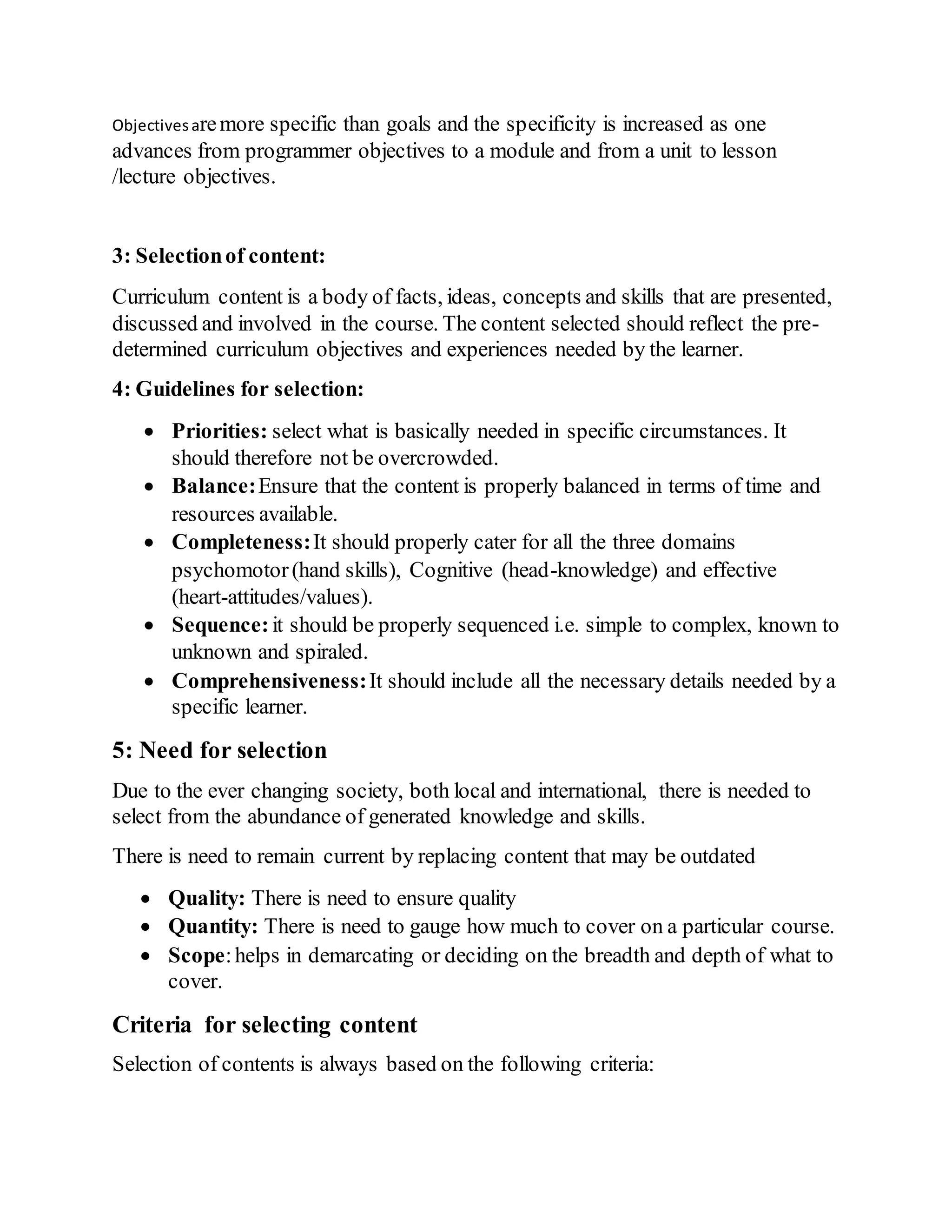 Criteria for selection of educational objects in the process of ...
