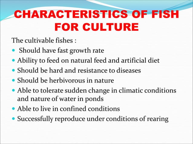 Criteria for selection of fish species.ppt